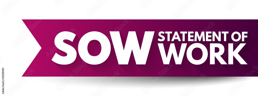 SOW Statement Of Work - document routinely employed in the field of ...