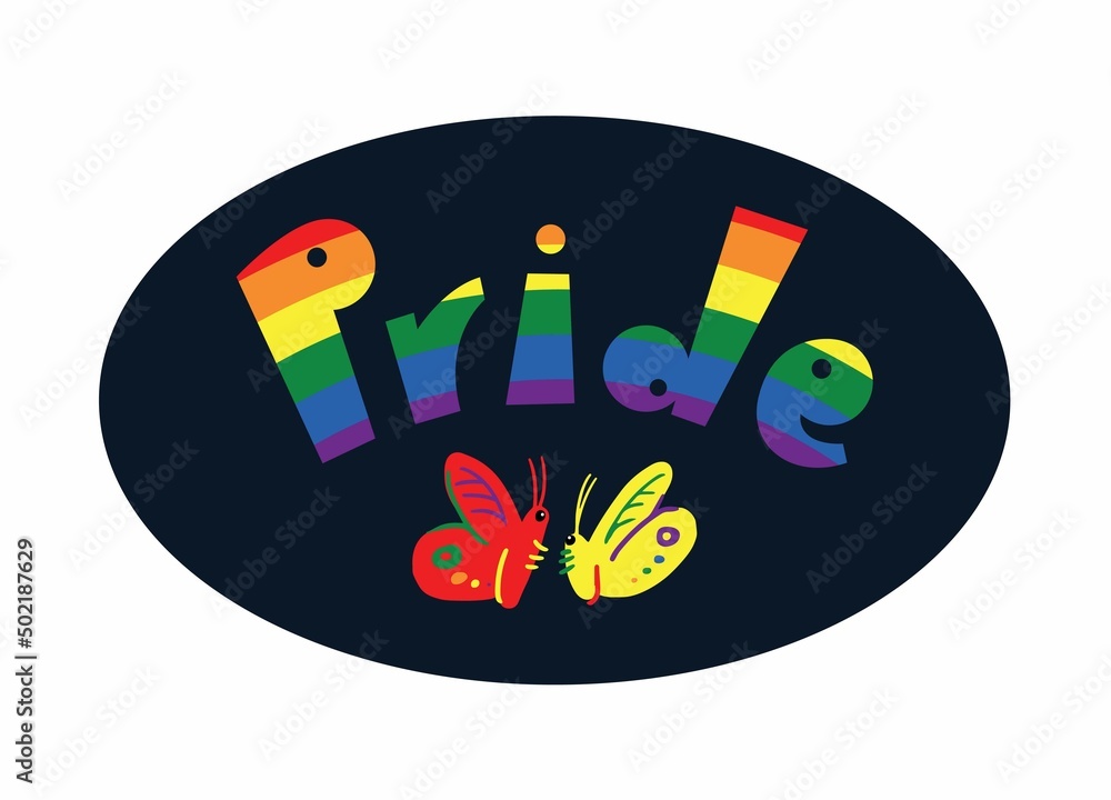 Rainbow LGBT in support of tolerant attitude towards the community and ...
