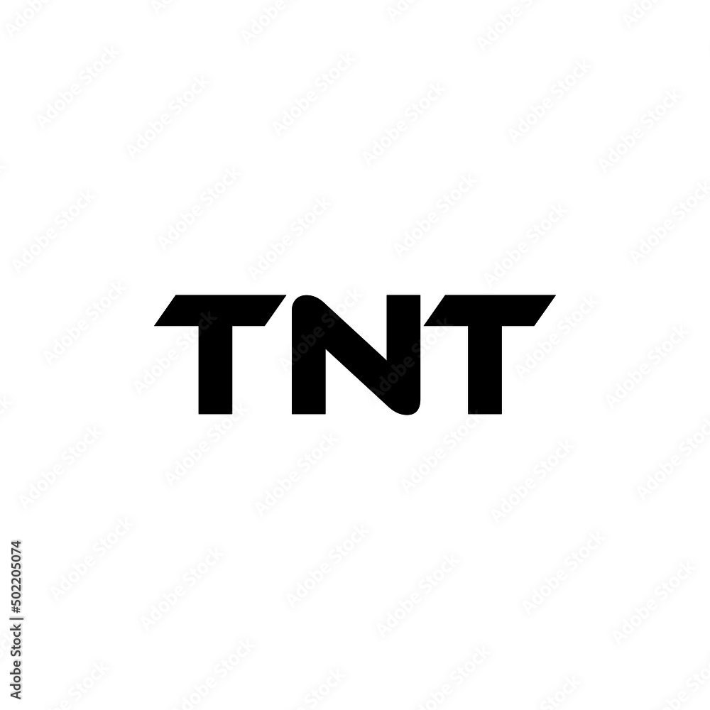 TNT letter logo design with white background in illustrator, vector ...