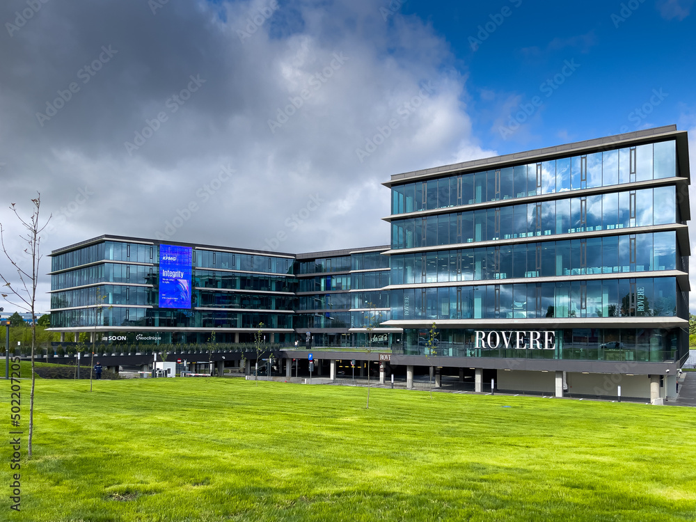 The Miro new office building and Rovere store in the north part of ...