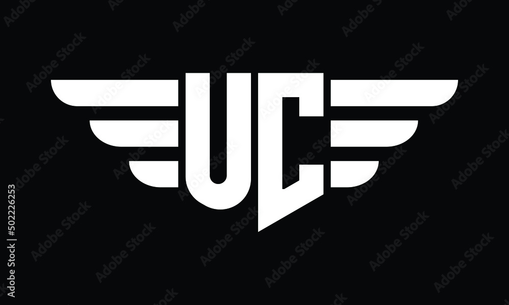 UC logo design vector template | monogram logo | abstract logo ...