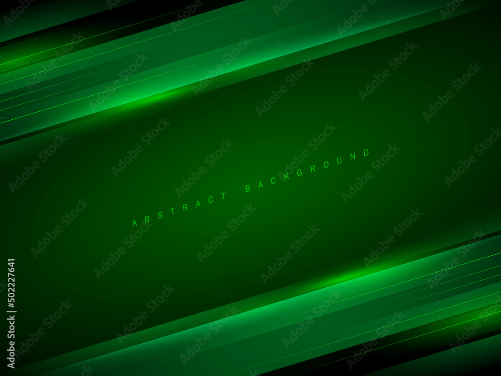 modern transparent dynamic diagonal light lines on dark green ...