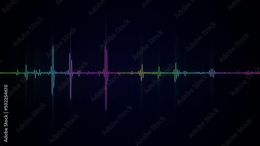 Audio Spectrum. Audio Visualizer. Soundwave effect. music visualizer ...