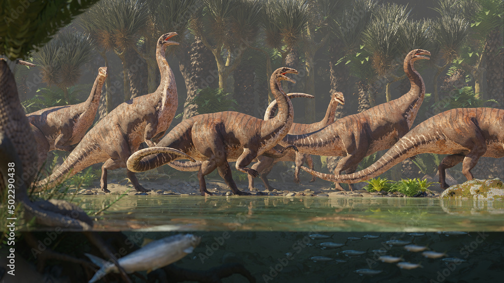 Plateosaurus Walking With Dinosaurs