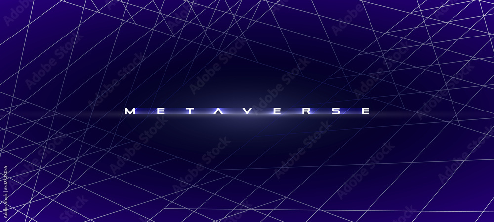 Metaverse abstract background with perspective grids in the different ...