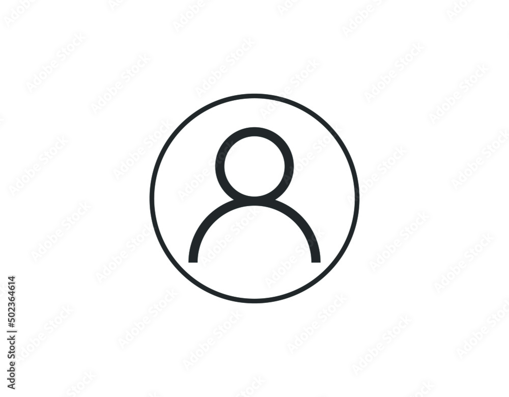 user icon, user icon vector, in trendy flat style isolated on white ...