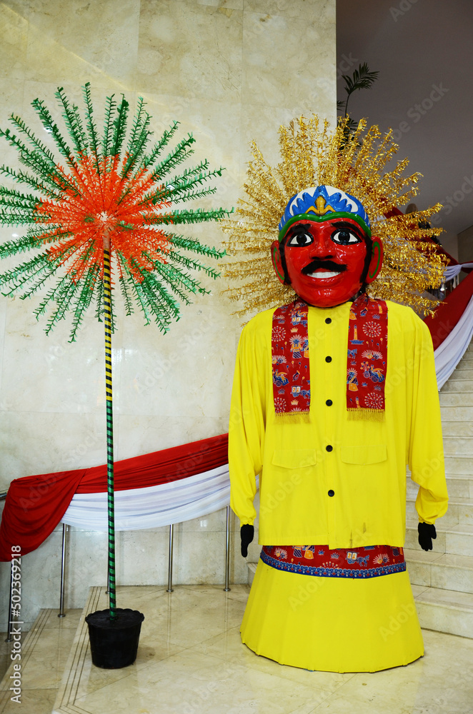 The "ondel-ondel" is the traditional giant puppet from Jakarta ...
