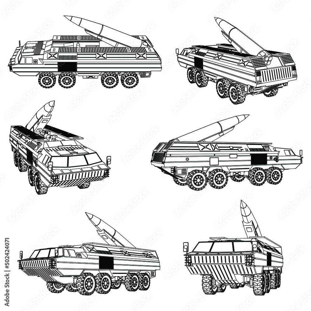 Air defense system. Rockets and shells. Special military equipment. Air ...