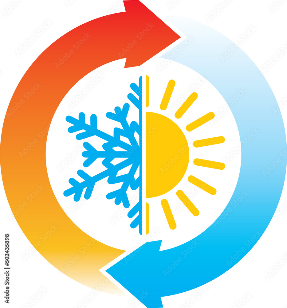 CLIMATISATION ET CIRCULATION Stock Vector | Adobe Stock