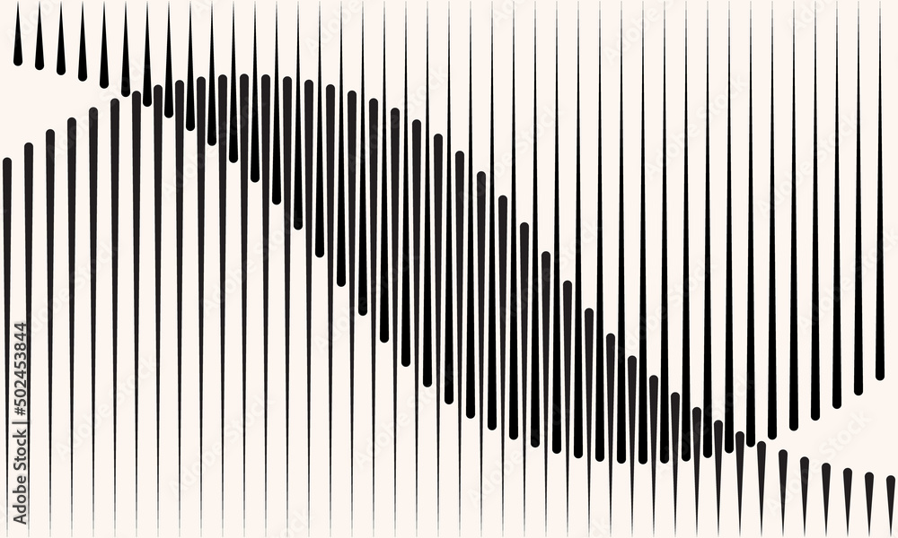 Poster Abstract art geometric background with vertical lines – Wall Art ...