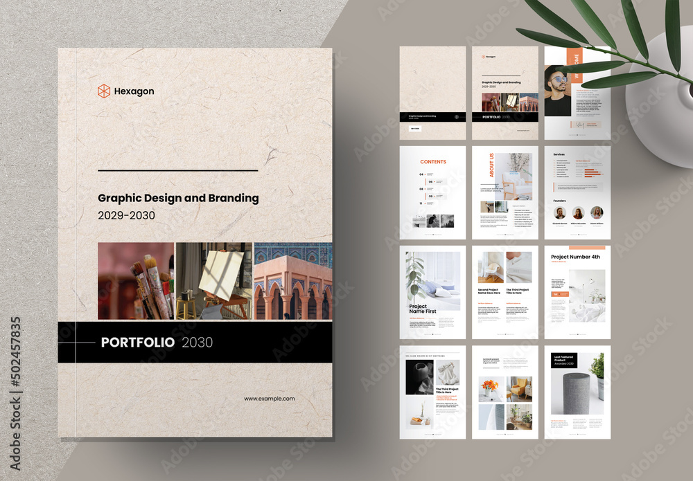 Portfolio Layout Stock Template | Adobe Stock