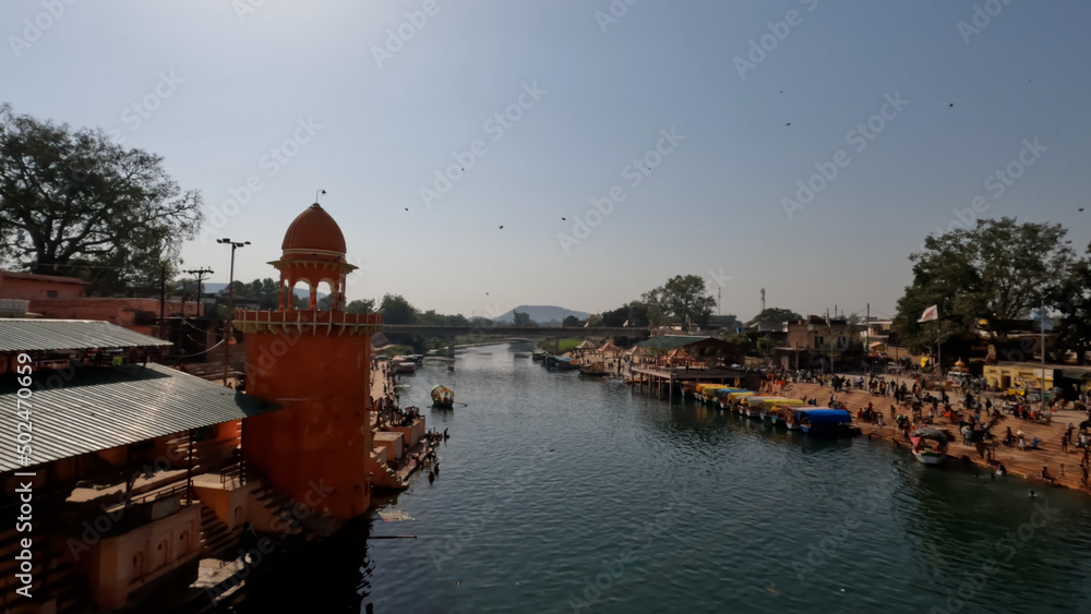Ram Ghat, Chitrakoot, Uttar Pradesh; Holy place for Hindus where Lord ...