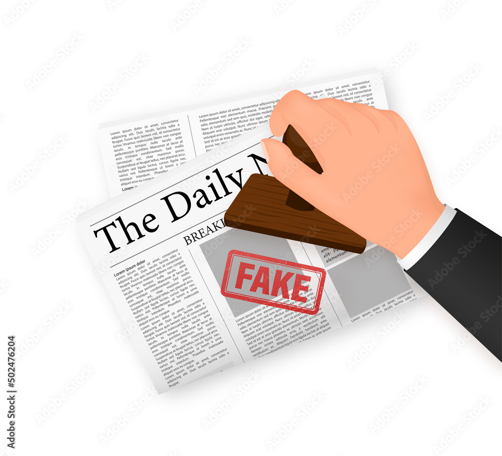 Newspaper, fake news, great design for any purposes. Vector editorial ...