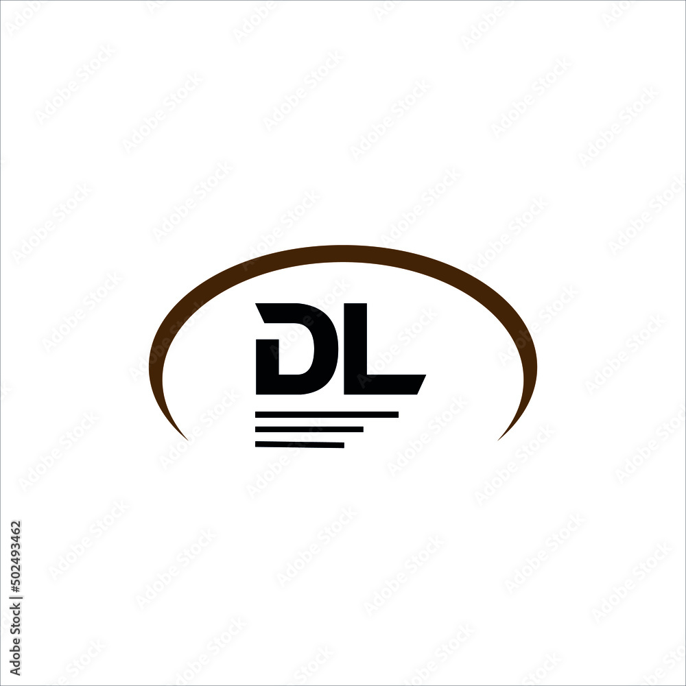 DL VECTIR LOGO,dl icon design, dl letter logo design. Stock Vector ...