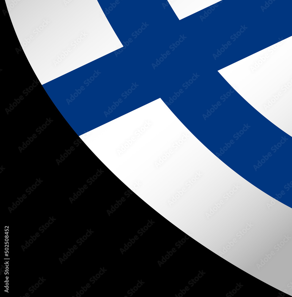 Finland flag wave isolated on png or transparent background,Symbol ...