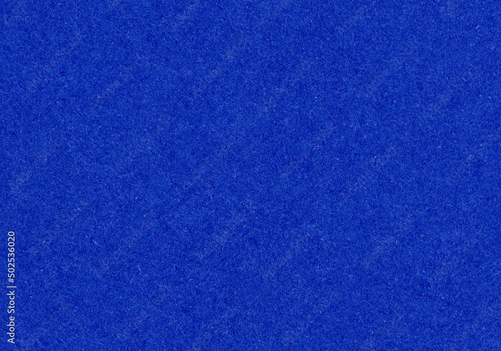 High detail uncoated bright dark royal blue paper texture background ...