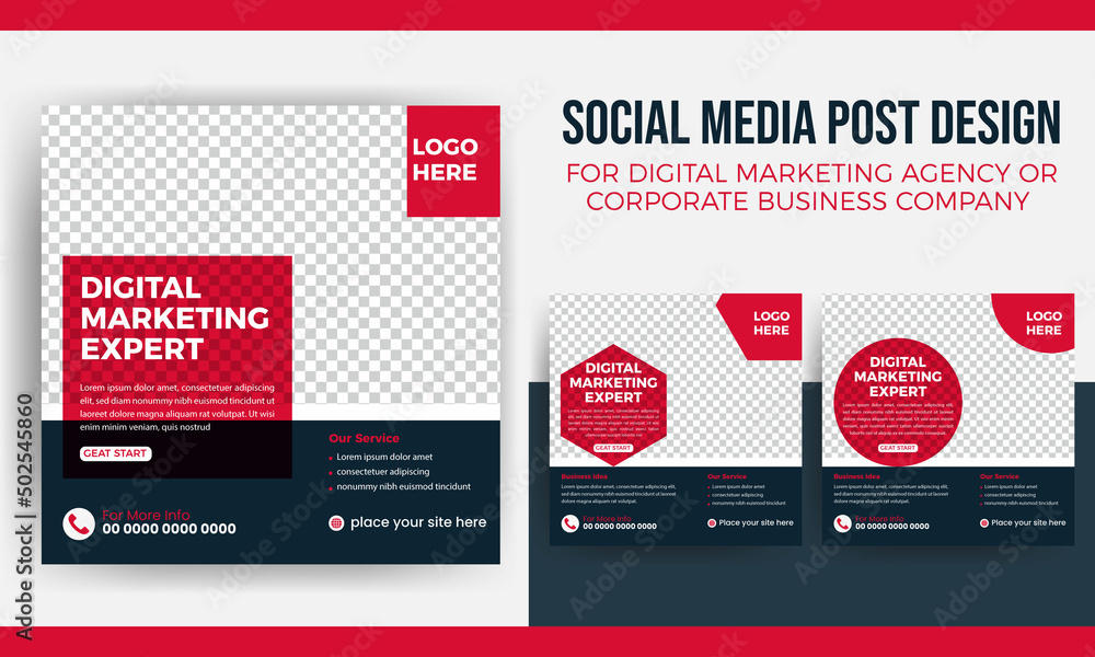 Digital marketing expert or corporate business company social media ...