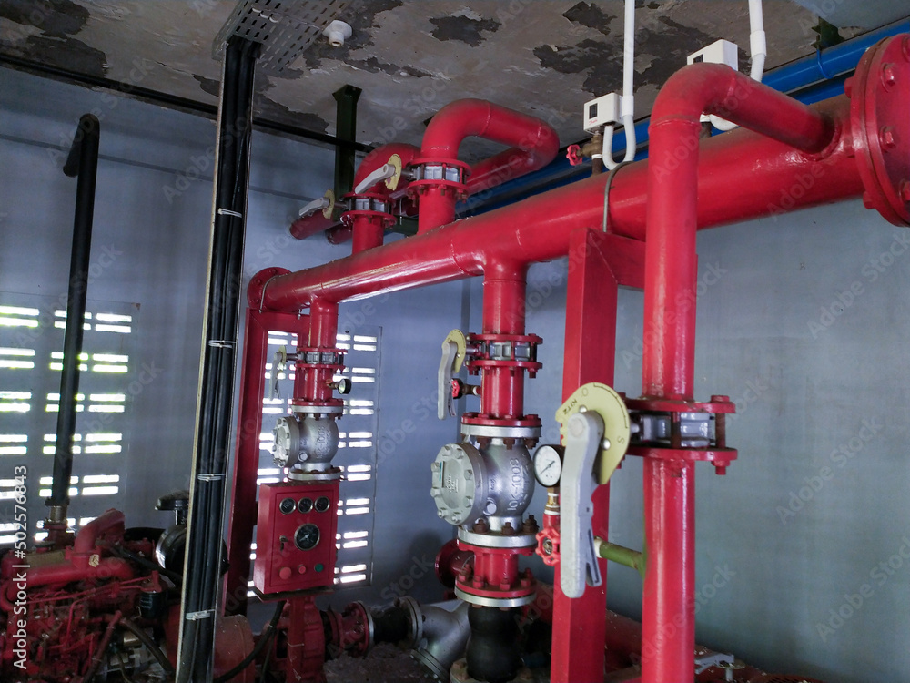 Pipe system Fire pump and engine fire pump for fire fighting system in ...
