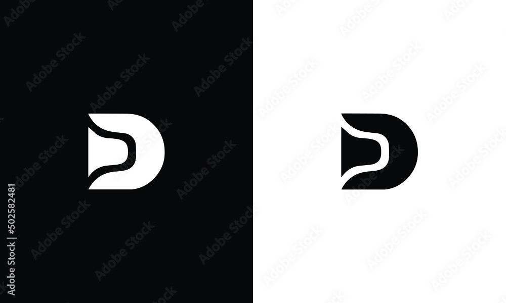 D alphabet logo design icon for business Stock Vector | Adobe Stock