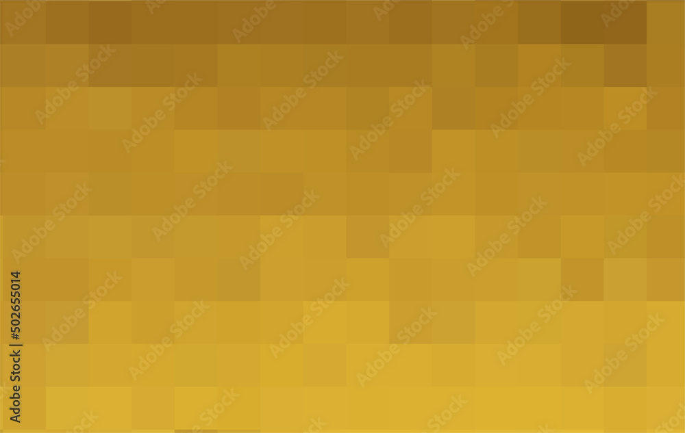 Gradient yellow background. Geometric texture of khaki squares ...