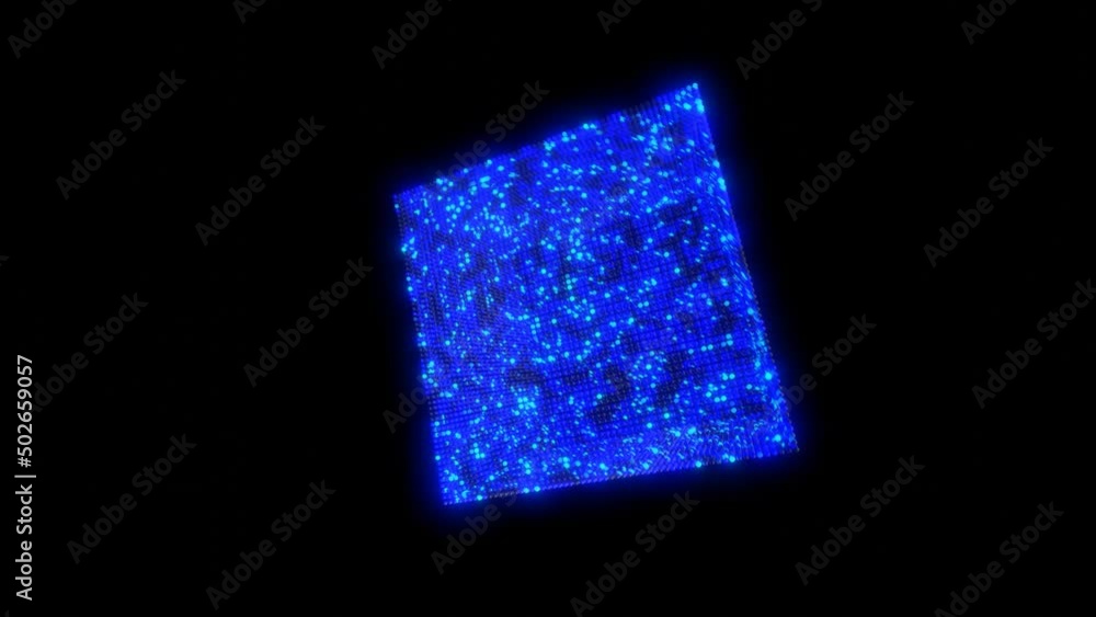 beautiful transform of object from particles in force field into ...