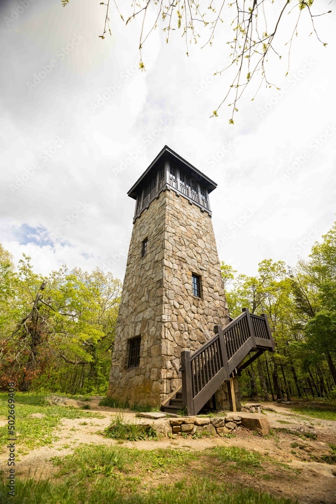 Fire Tower, Fire Lookout Tower, Old Fire Tower, Fort Mountain Tower ...