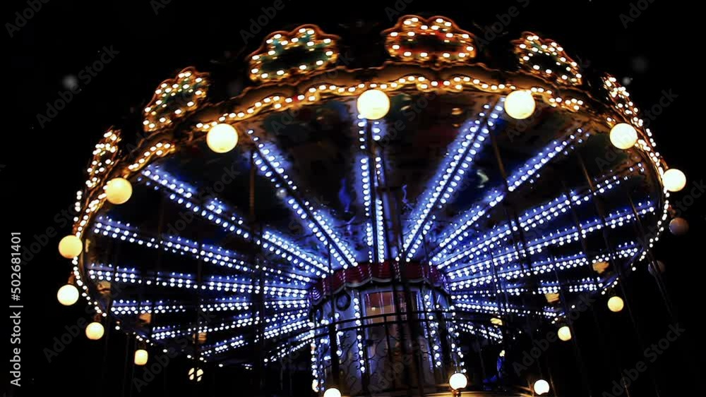 Carousel Below the Eiffel Tower at Twilight, A French Old-fashioned ...