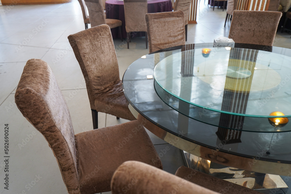 Round Table for a party Stock Photo | Adobe Stock