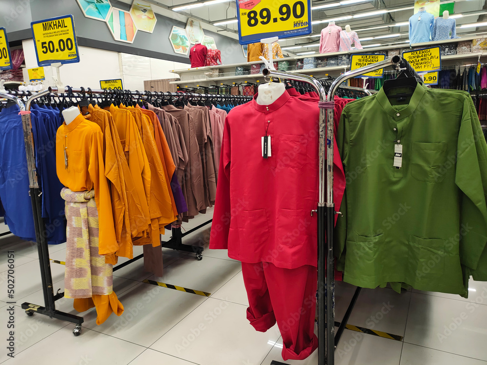 SELANGOR, MALAYSIA - APRIL 30, 2022: Baju Melayu to be worn during the ...