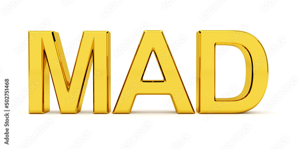 MAD Moroccan dirham currency code Stock Illustration | Adobe Stock