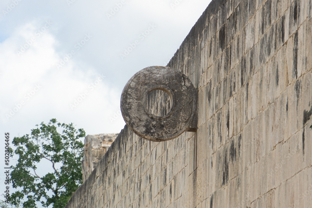 Ancient mayan ruins of Chichen Itza, an UNESCO Heritage. Ring for ...
