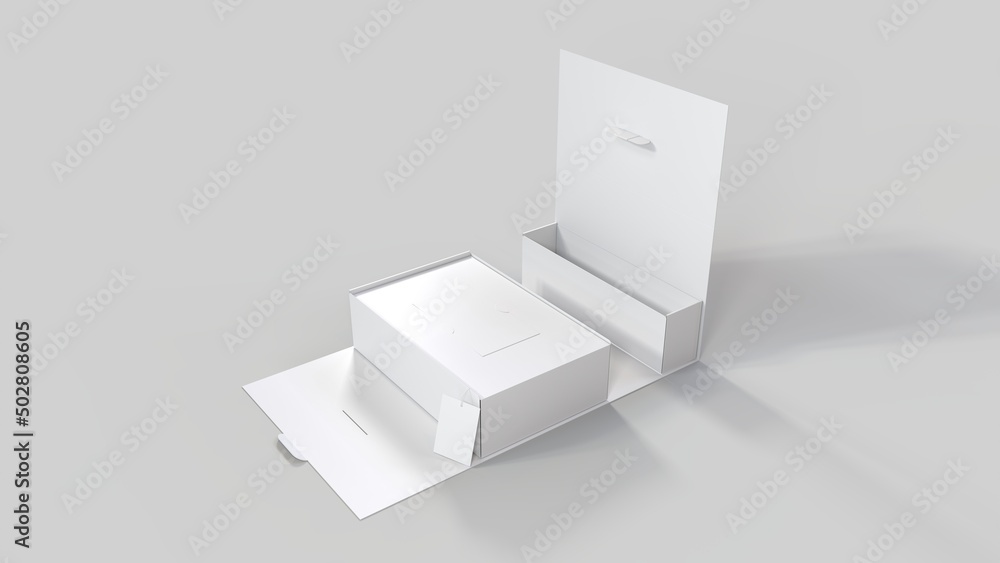 mockup white box packaging Stock Illustration | Adobe Stock