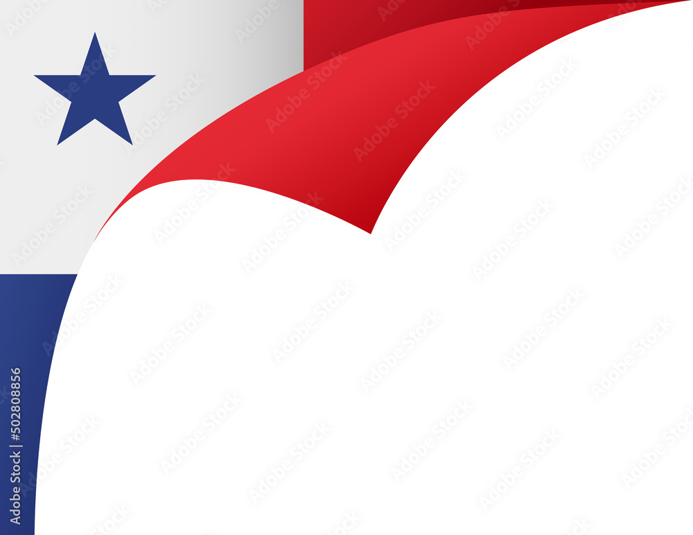 Panama flag wave isolated on png or transparent background,Symbol of ...