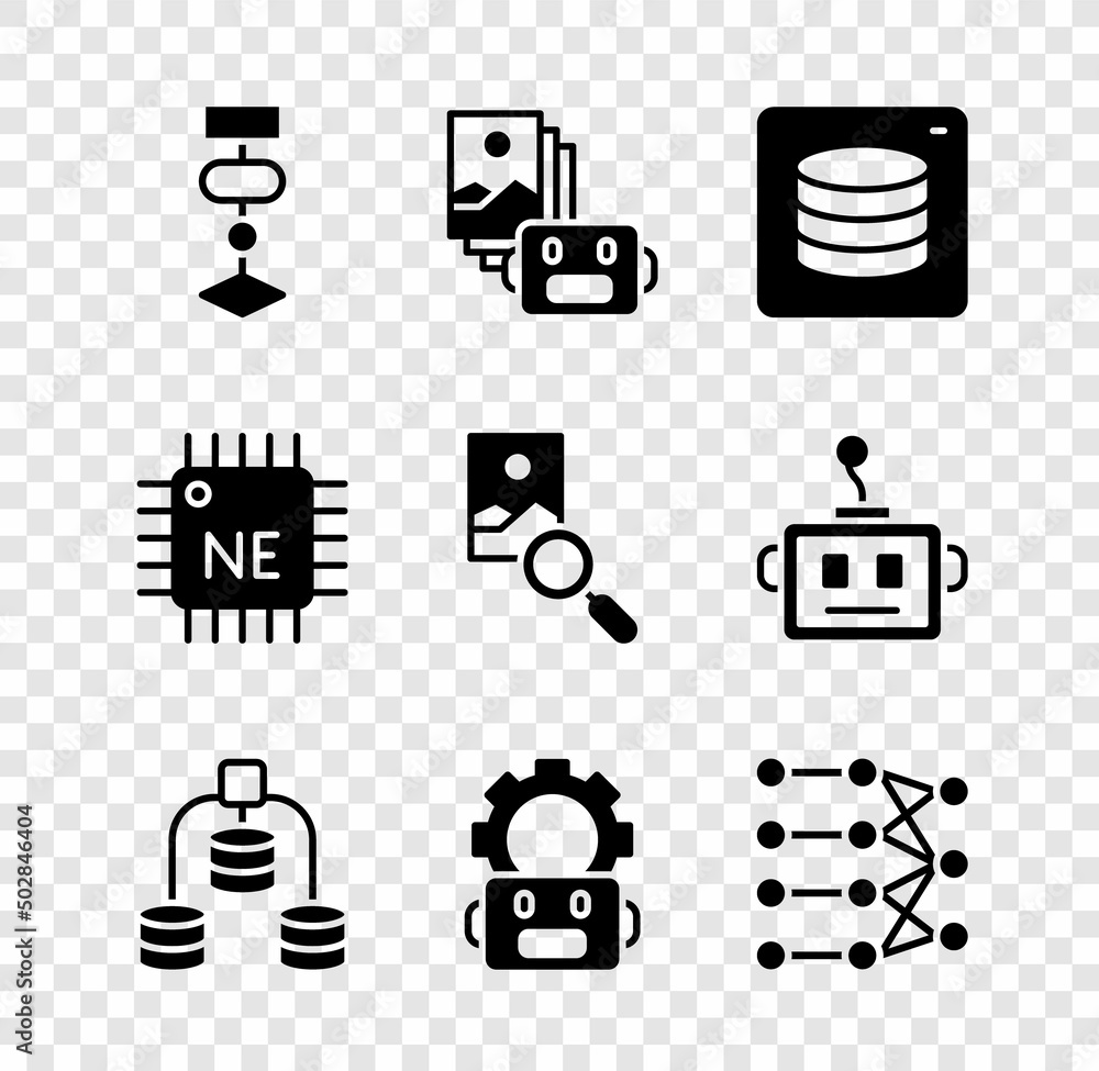 Set Algorithm Artificial Intelligence Robot Server Data Robot Setting Neural Network