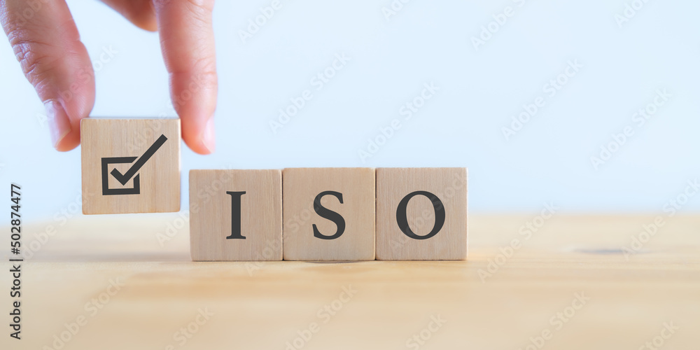 ISO standards quality control certification concept. Quality warranty ...