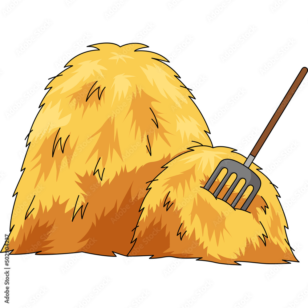 Haystack Cartoon Colored Clipart Illustration Stock Vector | Adobe Stock Haystack Cartoon Colored Clipart Illustration Stock Vector | Adobe Stock