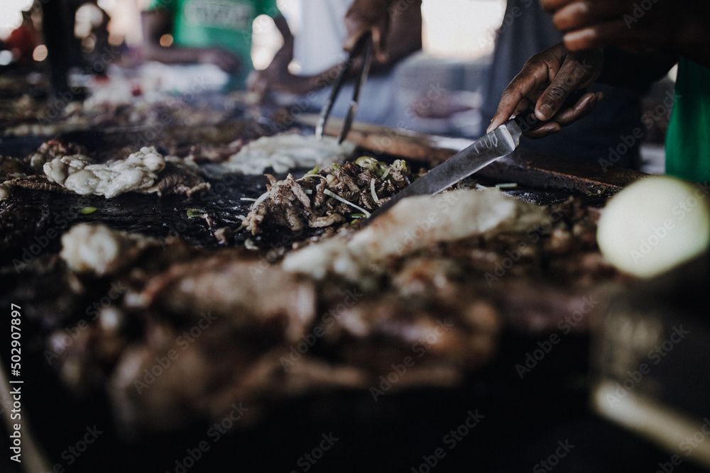 Kapana Braai and BBQ in Namibia Stock Photo | Adobe Stock