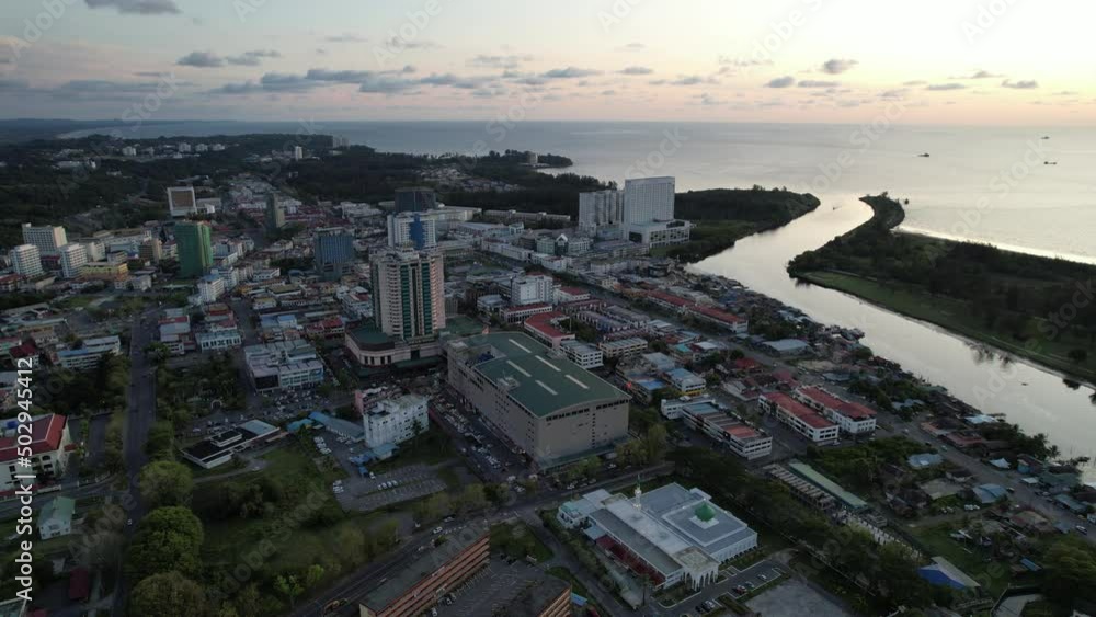 Miri, Sarawak Malaysia - May 2, 2022: The Landmark and Tourist ...