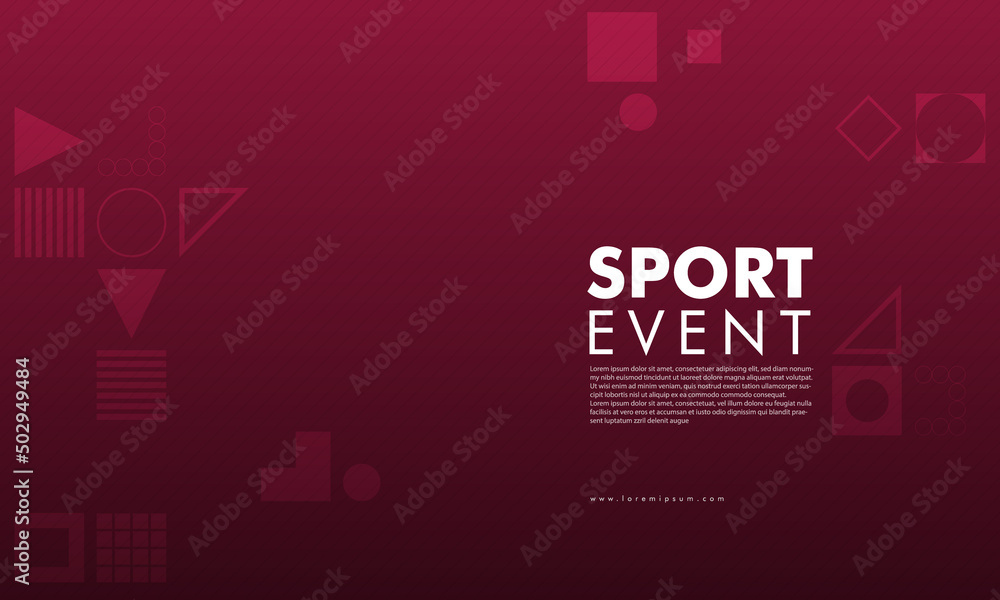 Poster layout design for tournament, invitation, awards or cup. Layout ...