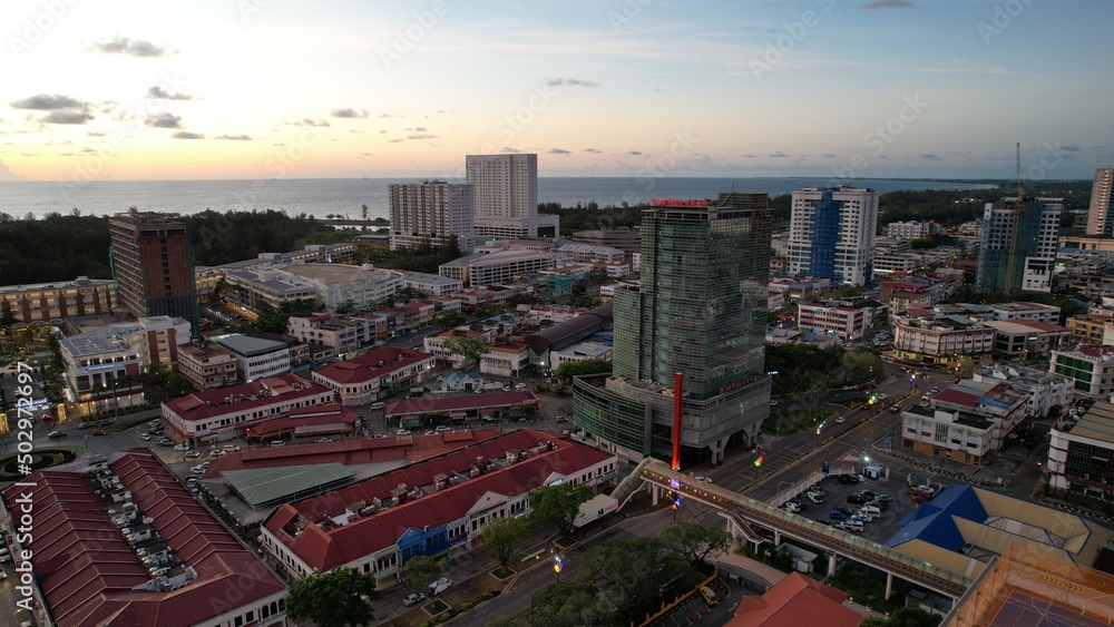 Miri, Sarawak Malaysia - May 2, 2022: The Landmark and Tourist ...