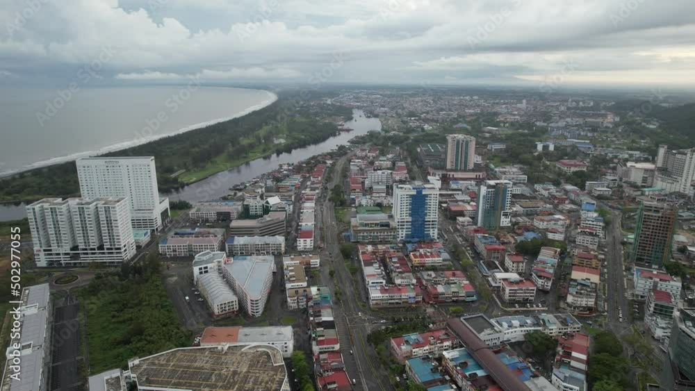 Vidéo Stock Miri, Sarawak Malaysia - May 2, 2022: The Landmark and ...