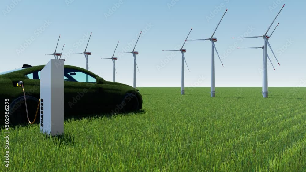 3840x2160 25 Fps. Electric car charging. Electric vehicle charging port ...