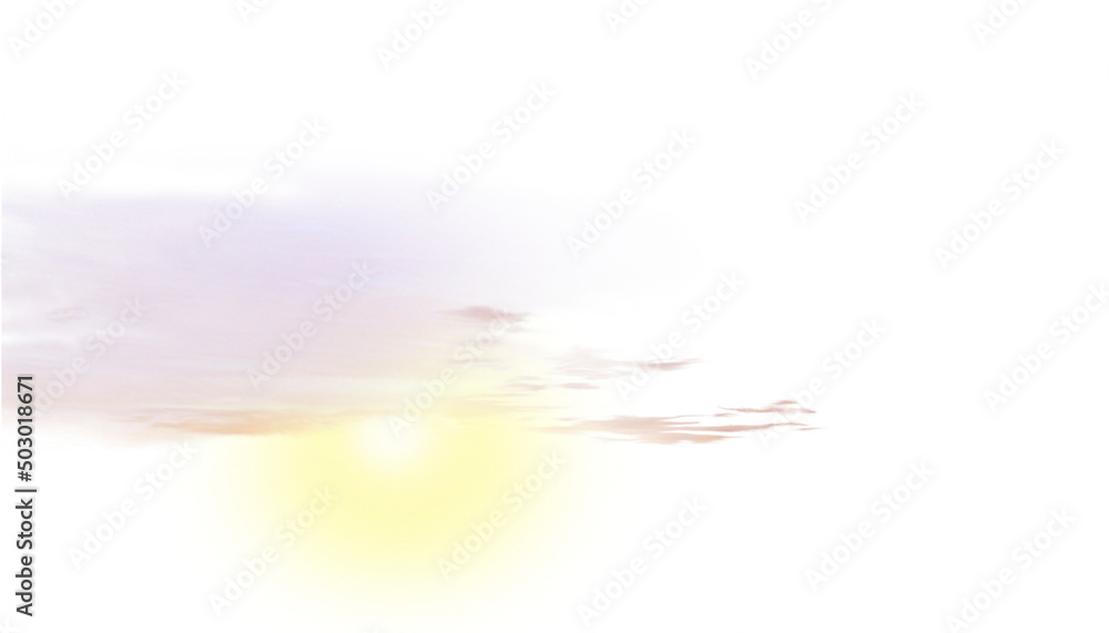 Sky Cloud Sun Light Overlays, digital background, digital backdrop ...