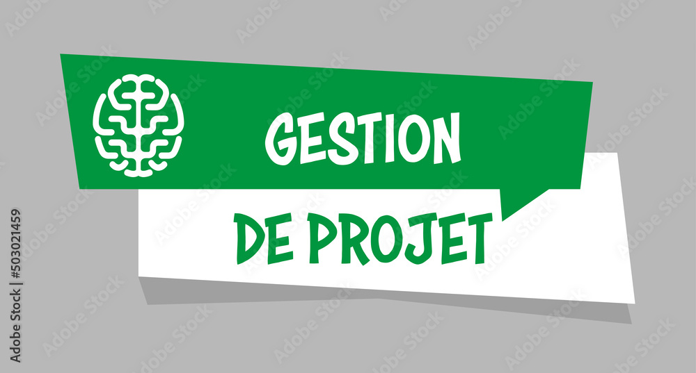 Logo gestion de projet. Stock Vector | Adobe Stock