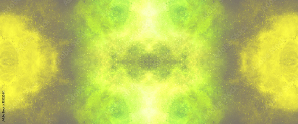 Colorful 4K background in eye catching yellow and green, ideal screen ...