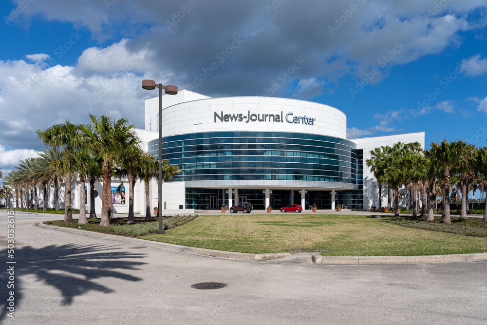 Daytona Beach, Florida, USA - January 13, 2022: News Journal Center is ...