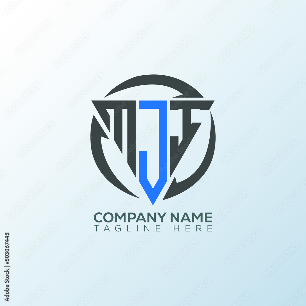 MJI letter logo design on white background.MJI creative initials letter ...