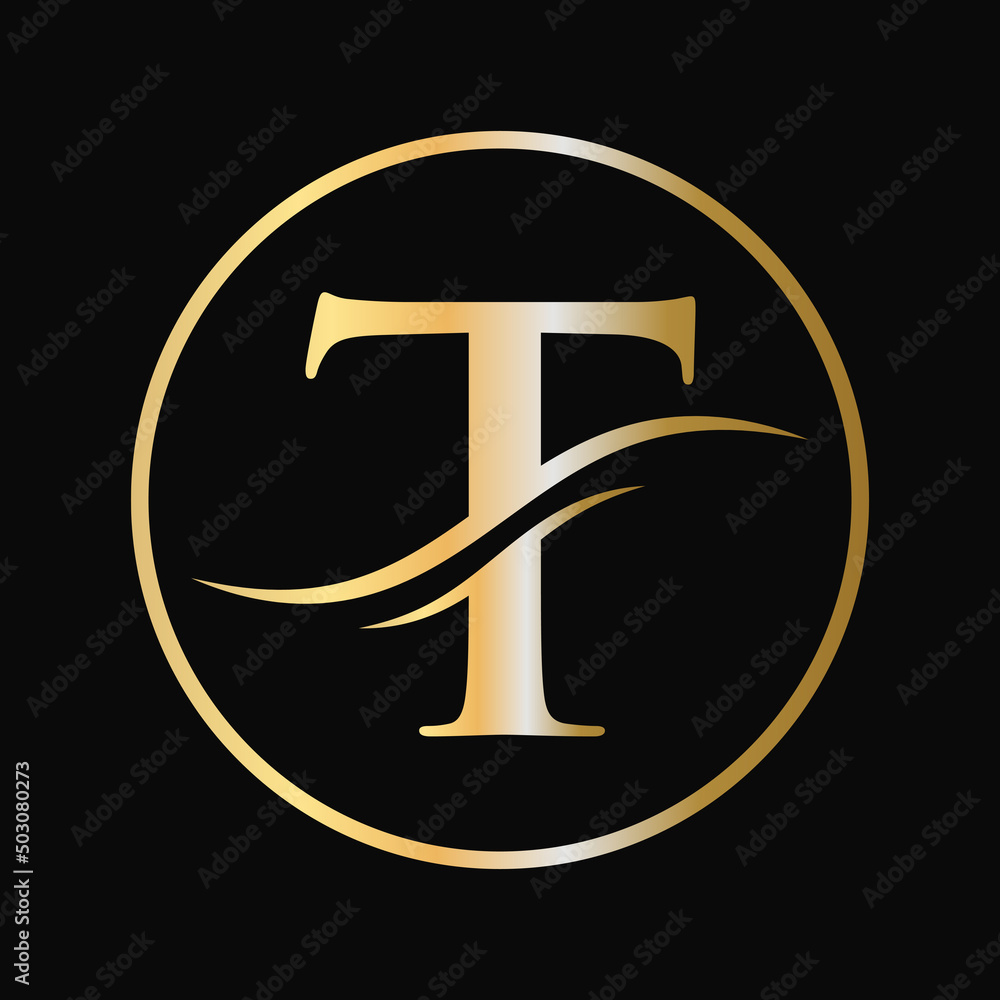 Initial T Letter Logo Creative Modern Typography Vector Template ...