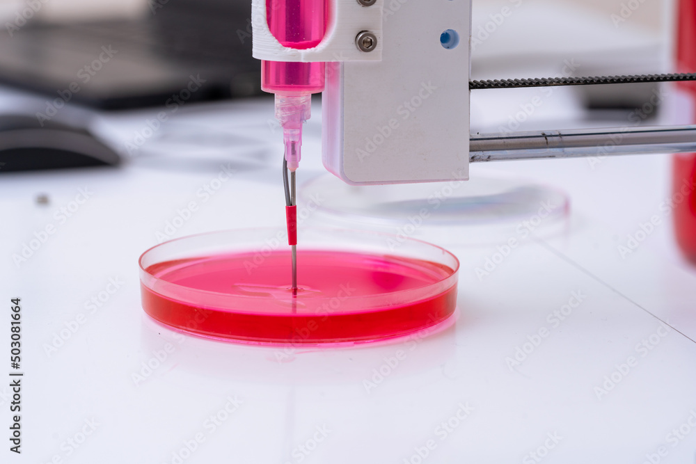 Research 3D bioprinter for 3D print cells onto an petri dish ...