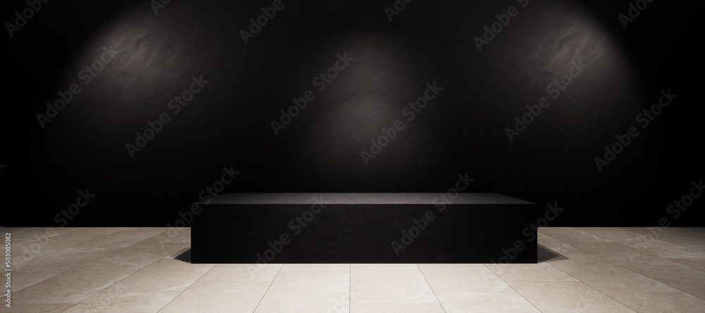 black and white stage, black and white interior, black and white stage ...